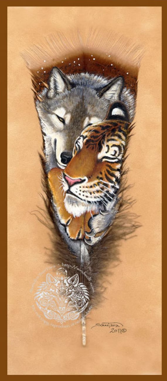Wolf And Tiger