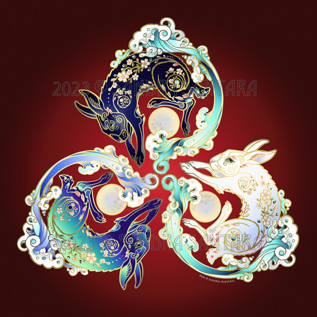 Lunar New Year of the Water Rabbit Hares Triskelion Asian Astrology ...