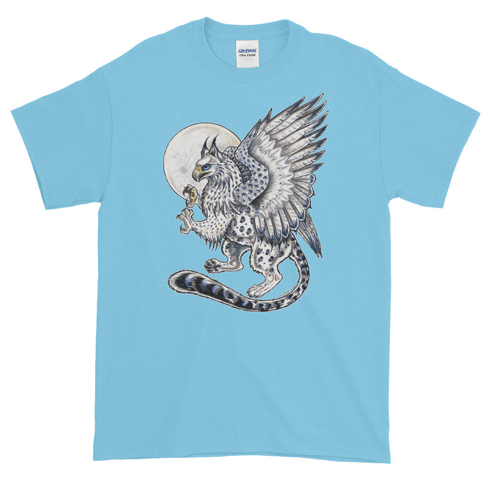 Snow Leopard Gryphon Unisex t-shirt | Etsy