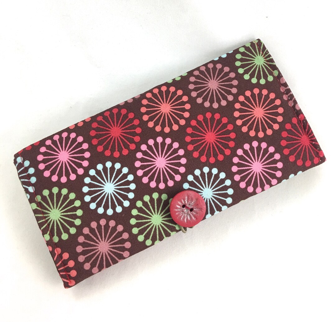 Checkbook Handmade Colorful Design - Etsy