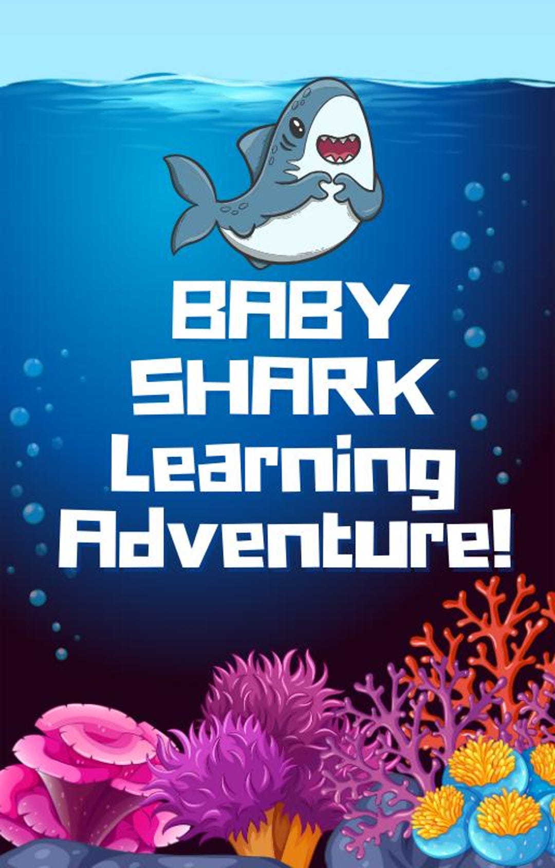 Baby Shark Learning Fun: Color, Trace, and Solve Puzzles| Children's ...