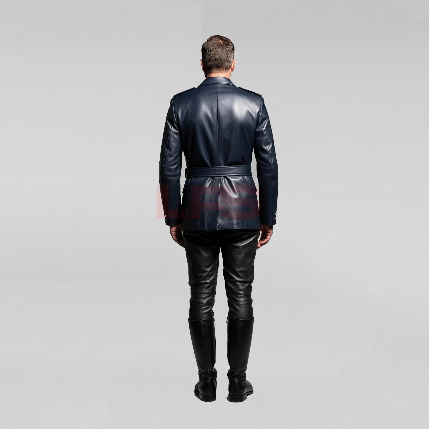 Custom Leather Police Uniform, Cops Outfit Jacket and Pants, Men's Duty ...