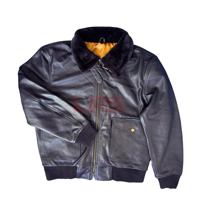 WW2 Pilot Leather Jacket, B-2 Bomber Jacket, US A-2 Flight Jackets ...