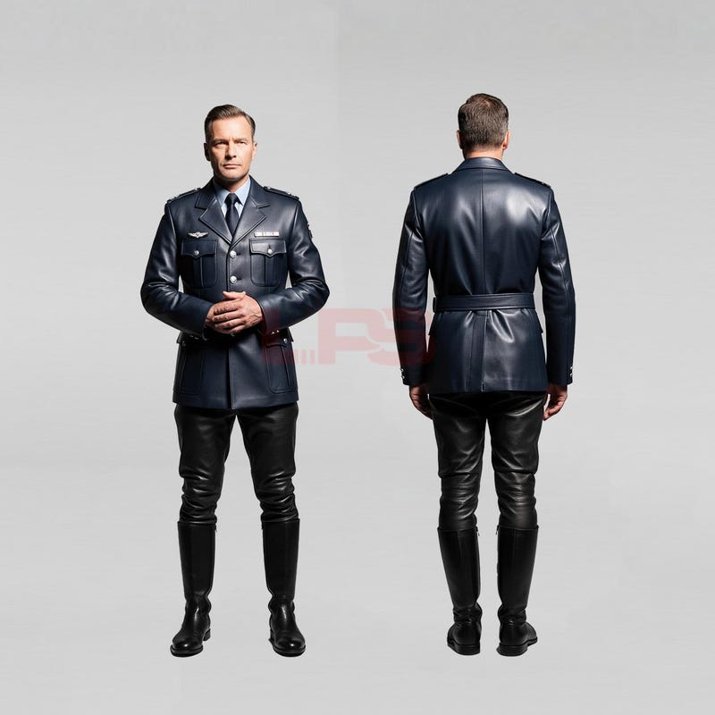 Leather Cop Uniform - Etsy