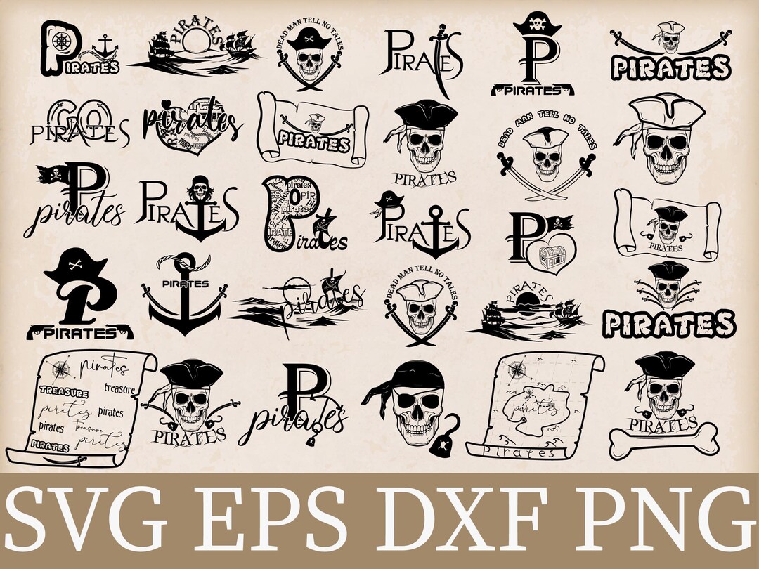 Pirates Svg,pirate SVG Bundle | Pirate SVG Cut File | Sailing Captain ...