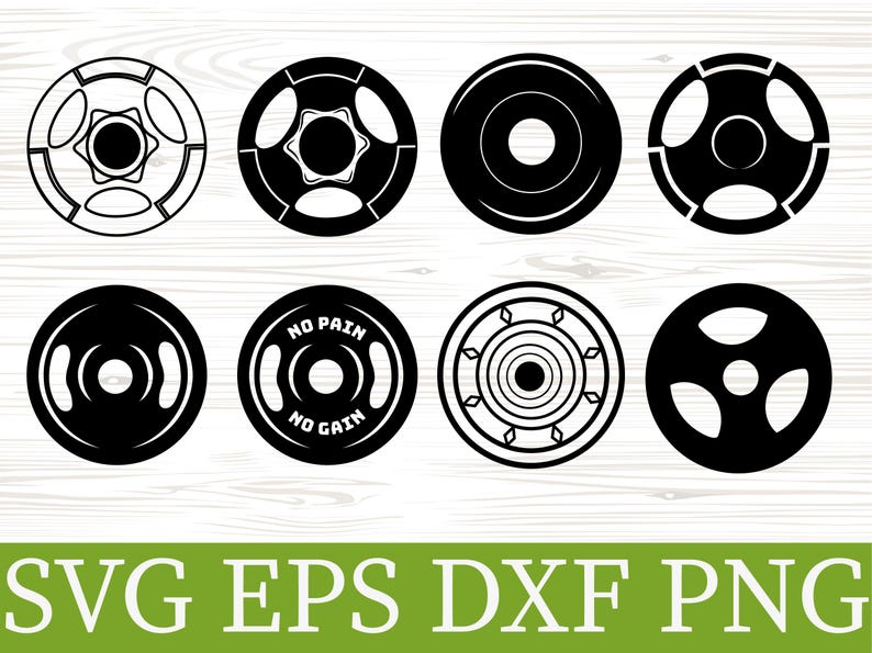 Dumbbell SVG Bundle, Fitness Svg, Dumbbell Cricut, Weight Svg, Barbell ...