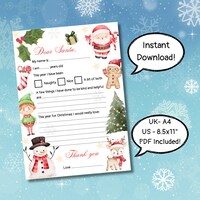Christmas Design - A4 Border Printable/digital - Etsy Canada