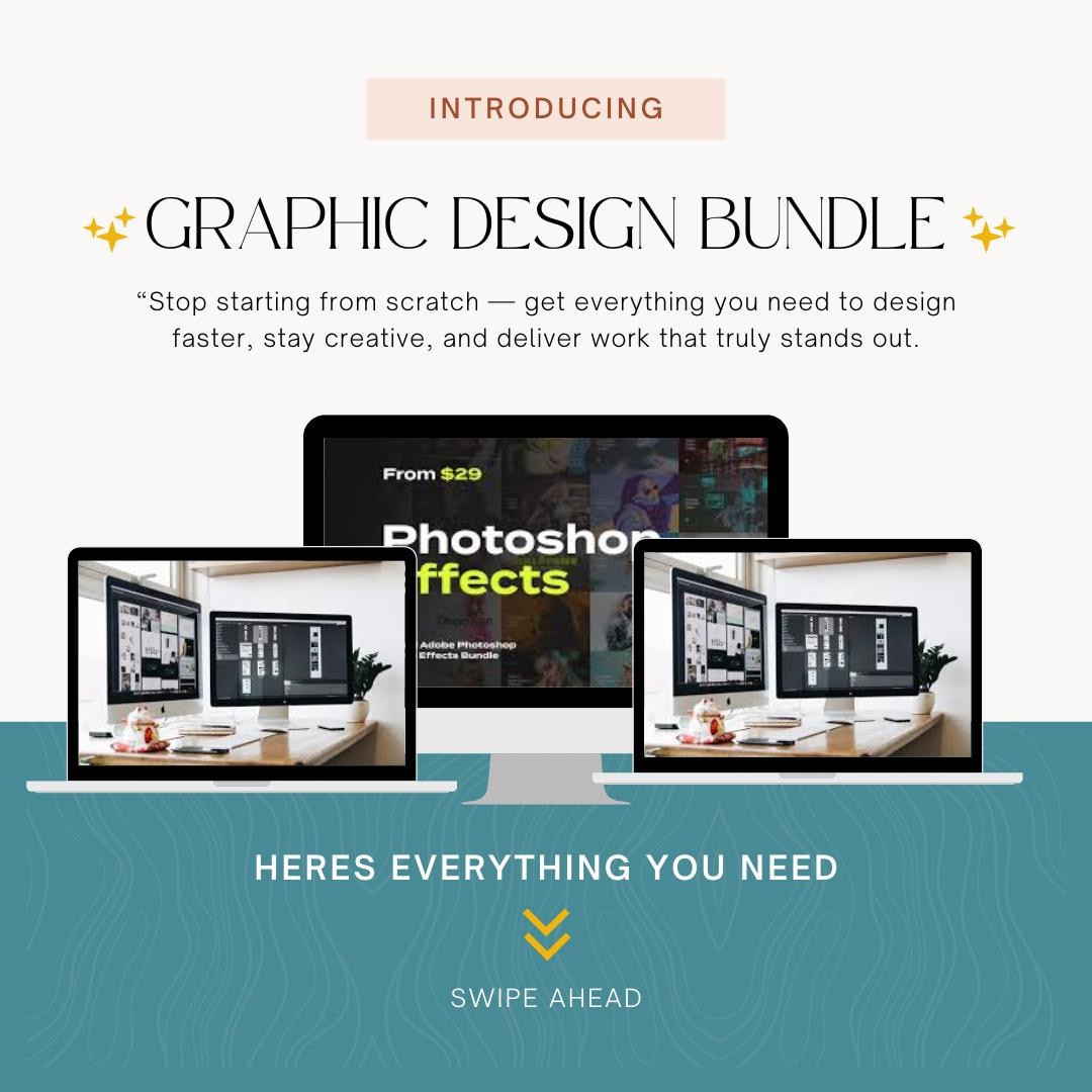 Ultimate Graphic Design Bundle: Logos, Mockups, Fonts & Templates - Etsy