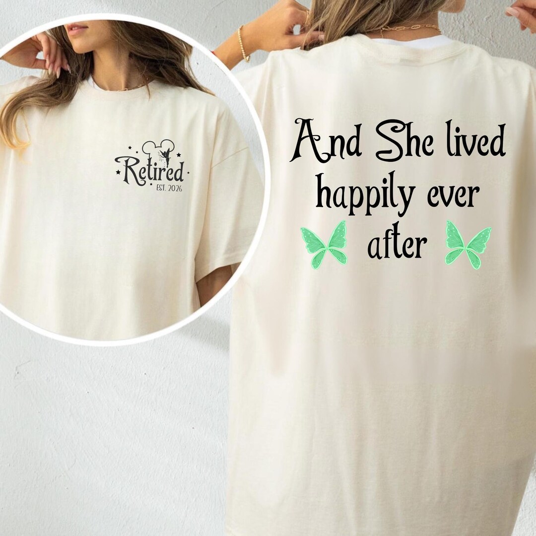 Comfort Colors® Disney Retired 2025 Shirt, Tinkerbell Retirement Shirt ...