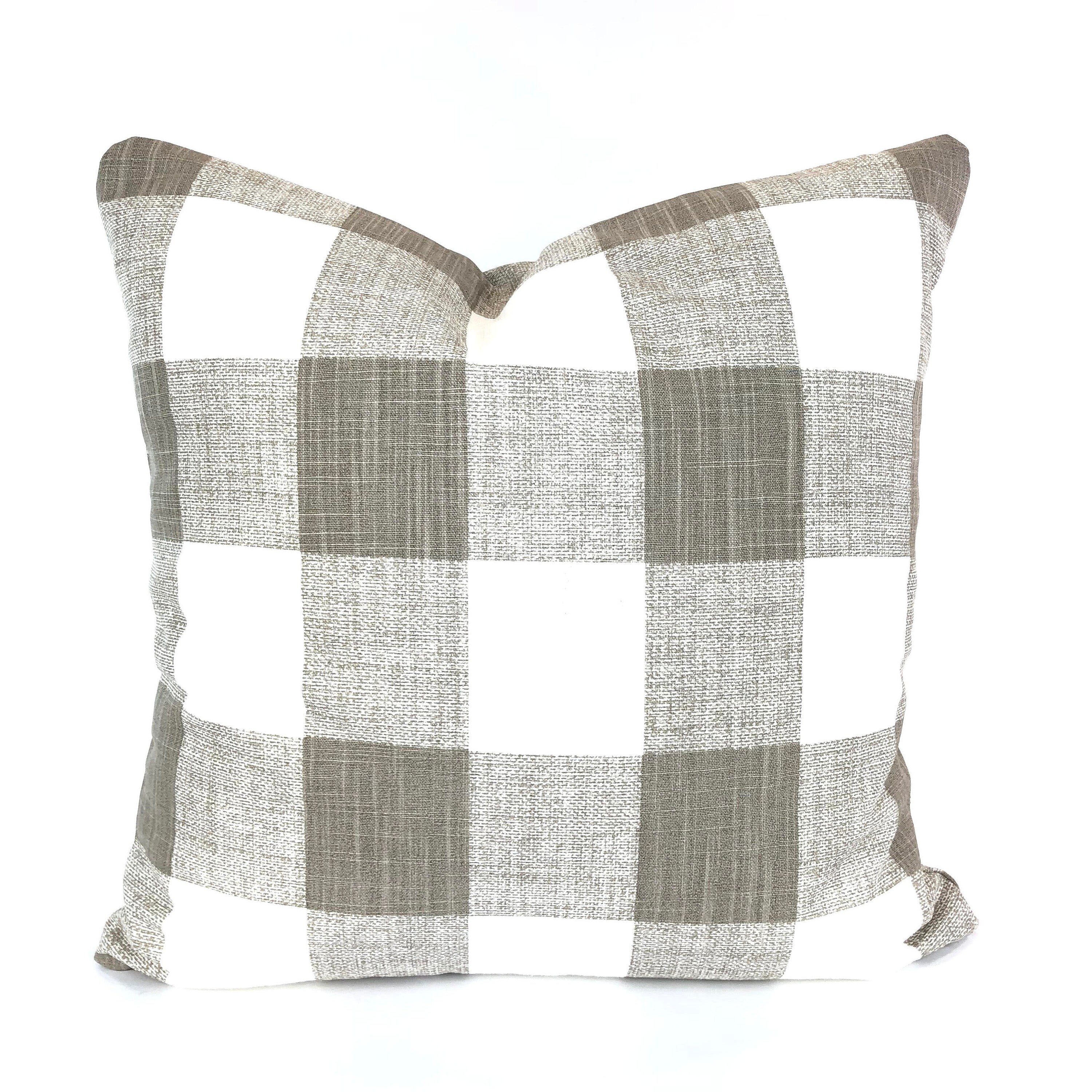 FARMHOUSE Buffalo Check Throw Pillow Covers Decorative Pillows | Etsy