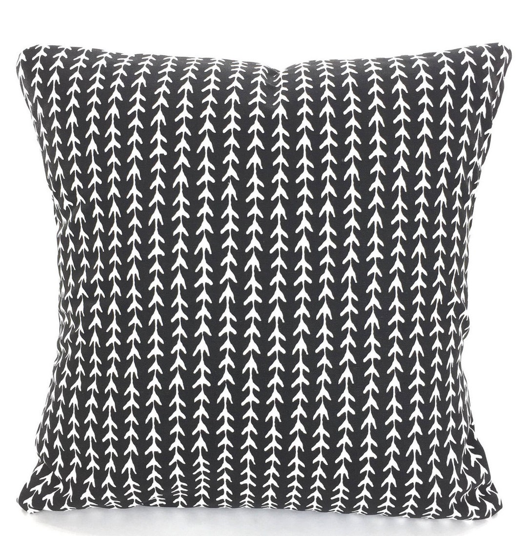 Black Throw Pillow Cover Decorative Pillows Cushions Black - Etsy