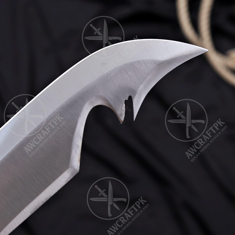 Predator 2 Machete Greyback Elder Sword Movie Cosplay Prop Leather ...