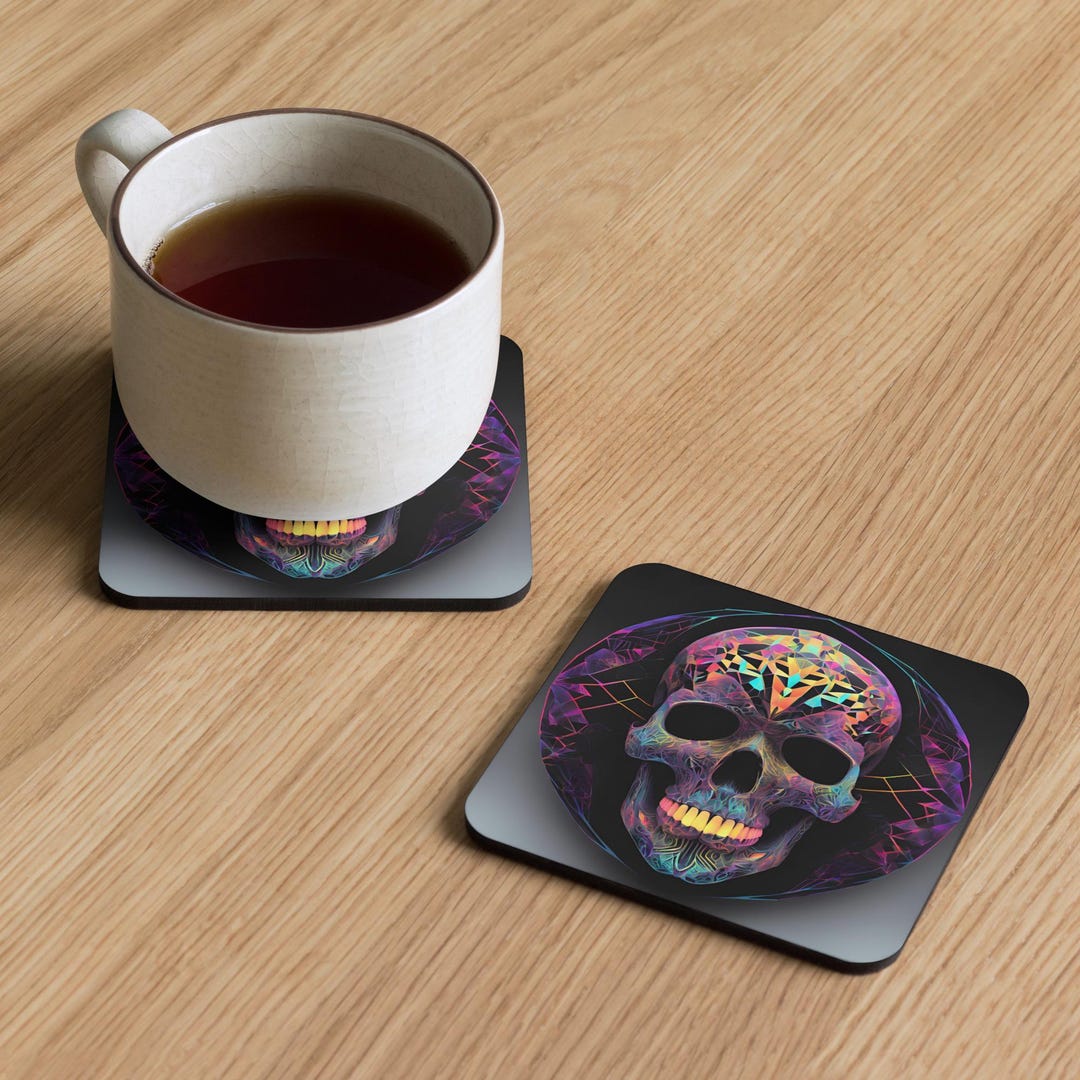 Skull Coaster - Etsy