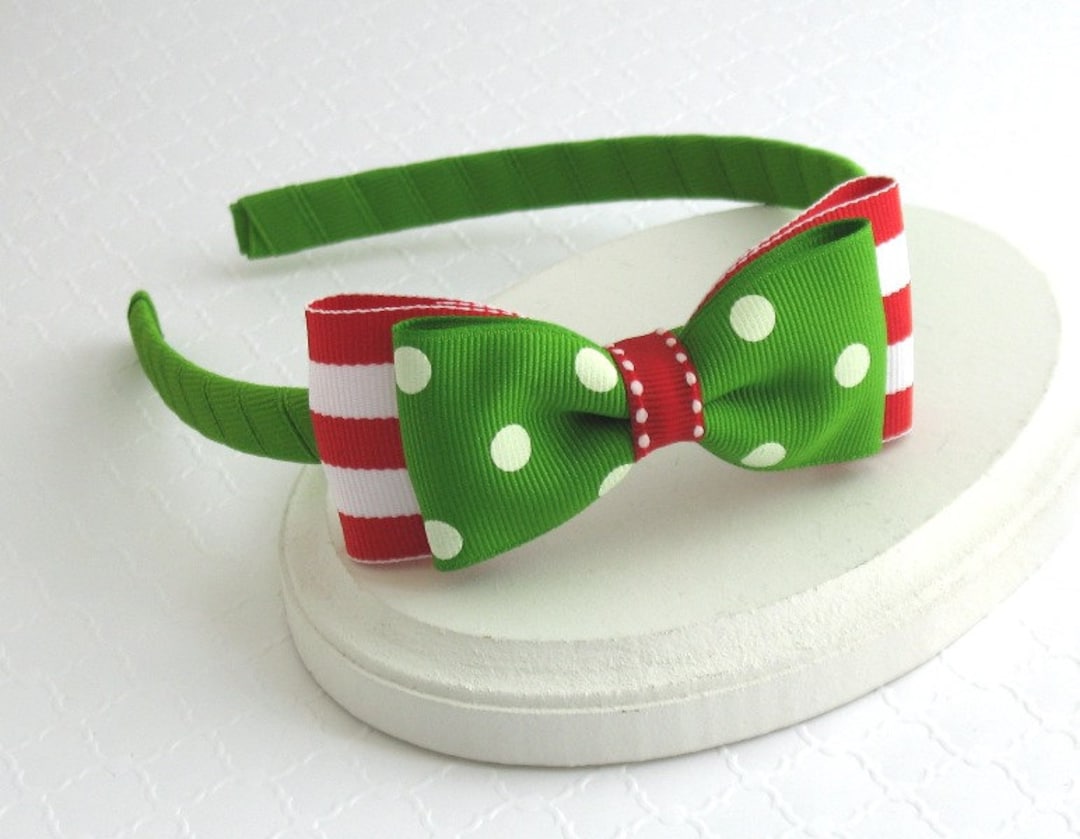 Girls Christmas Headband Toddler Christmas Headband Hard - Etsy