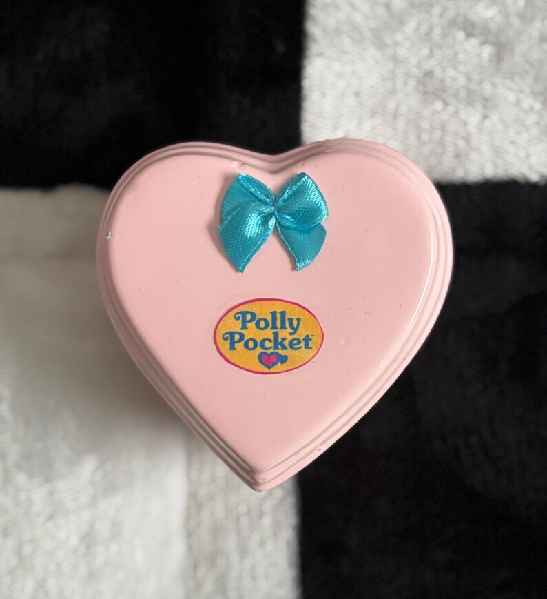 Small Pink 90s Polly Pocket Inspired Trinket Dish/jewelry Box - Etsy