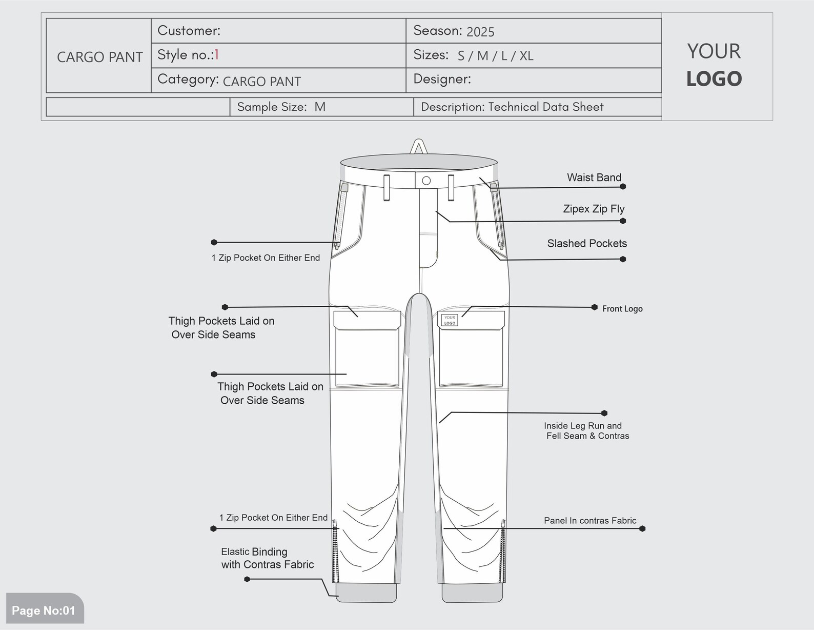 Cargo Pant Tech Pack - Etsy
