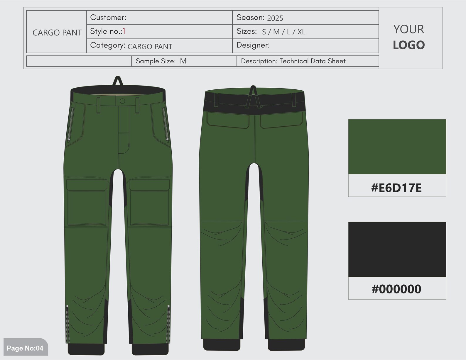 Cargo Pant Tech Pack - Etsy