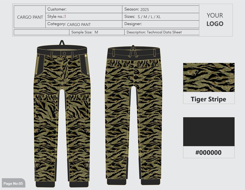 Cargo Pant Tech Pack - Etsy