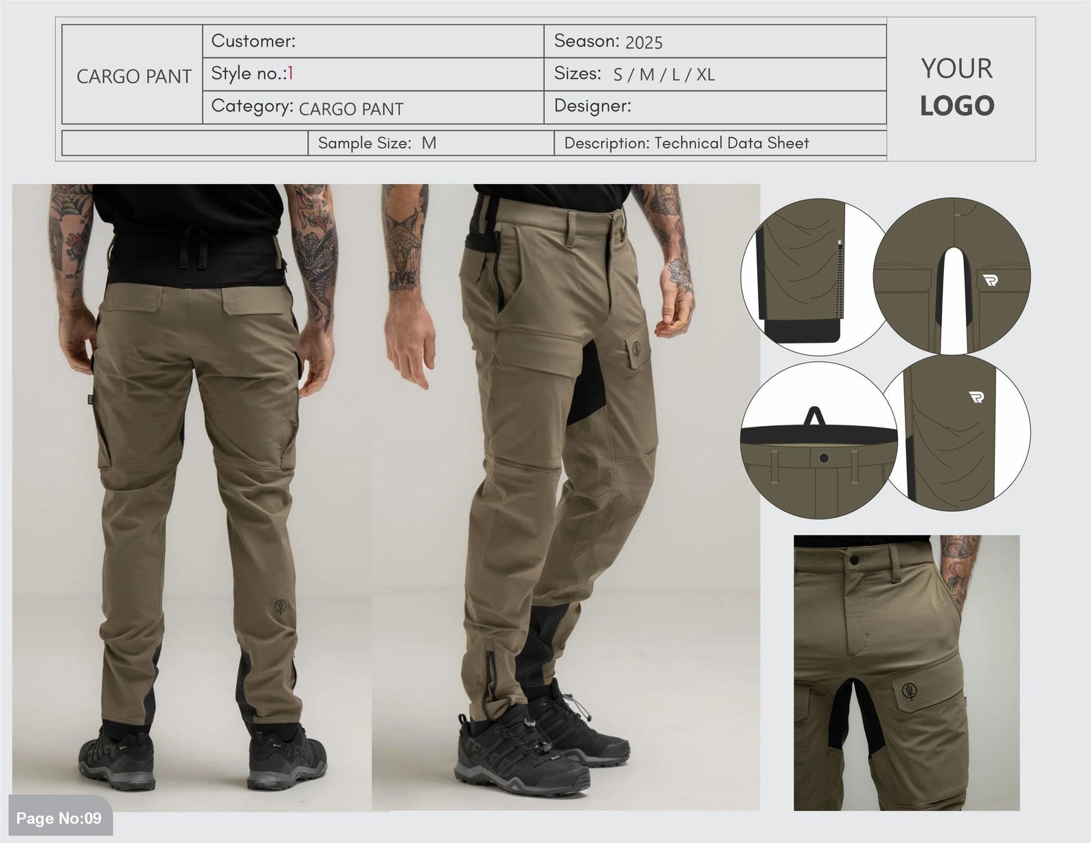 Cargo Pant Tech Pack - Etsy