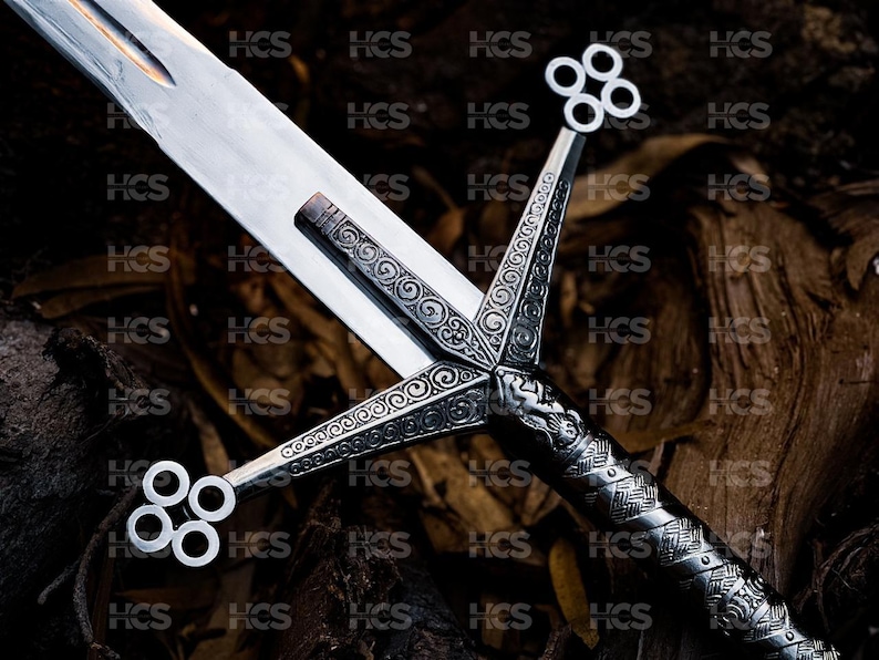 Handmade Scottish Claymore Wall Decor – Medieval Display Sword With ...
