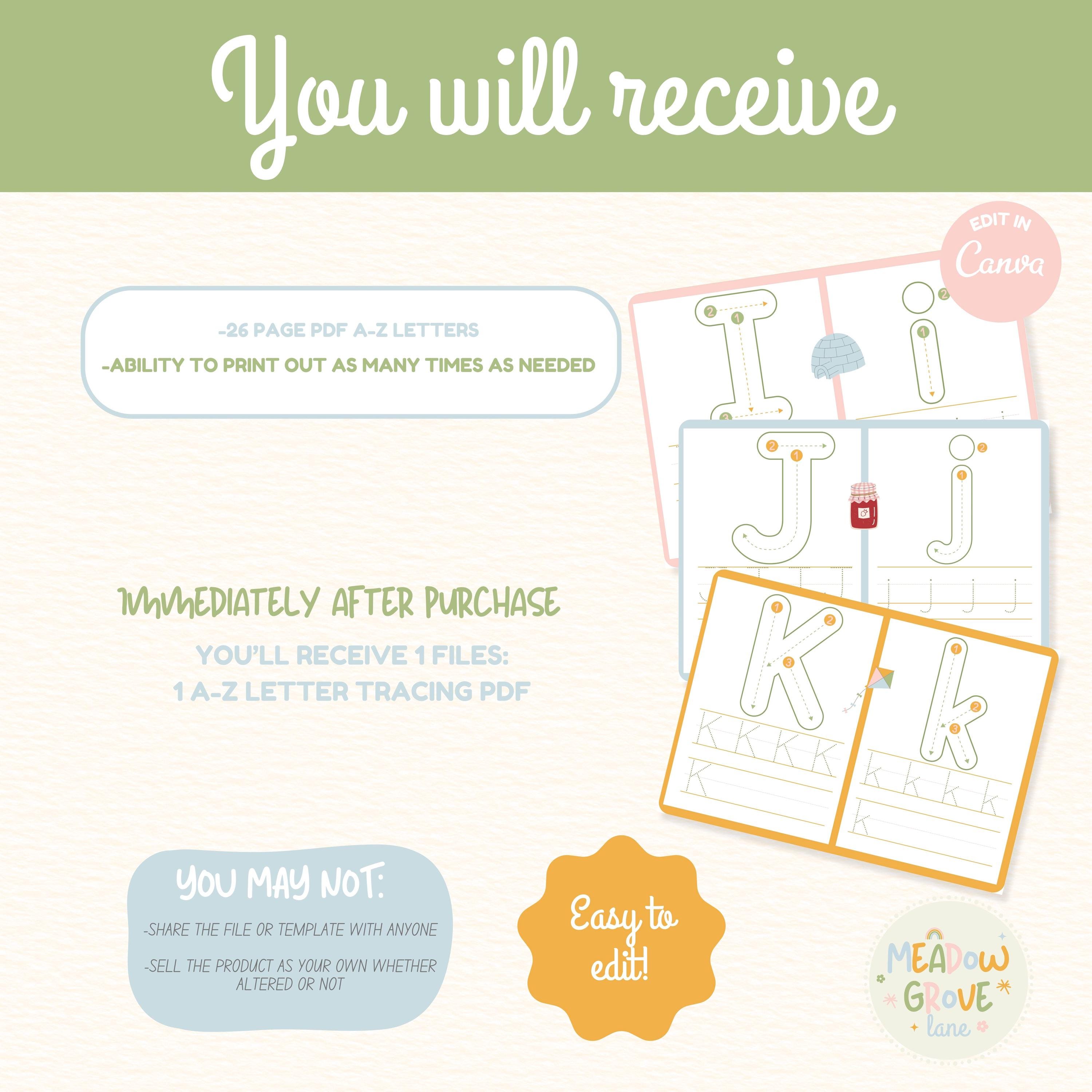 Traceable Abcs With Pictures | Printable Alphabet Worksheets for ...