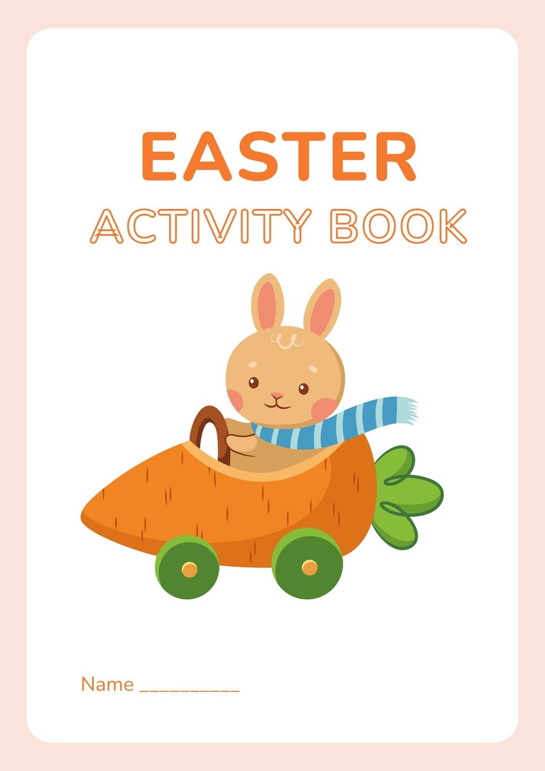 Easter Activity Book for Kids Printable Worksheets, Fun Easter Crafts ...