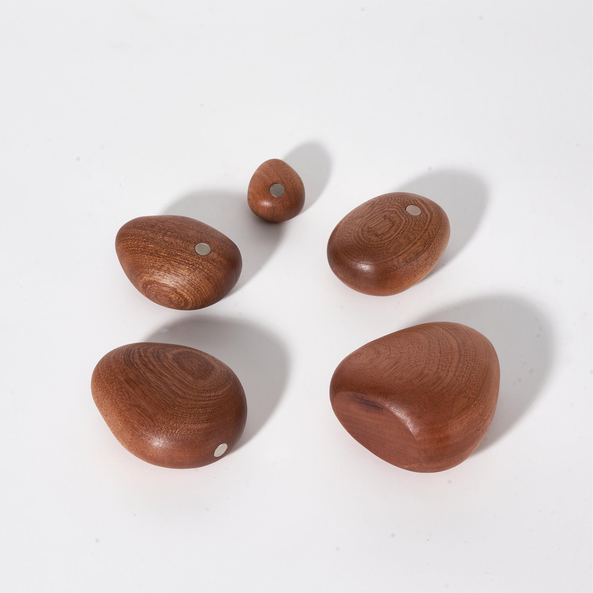 Magnetic Wooden Pebble Balance Stones - Stacking Art Sculpture, Desk ...