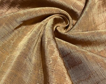 Copper Silk Moire Fabric, Luxury Home Textile Fabrics, Interior Fabric ...