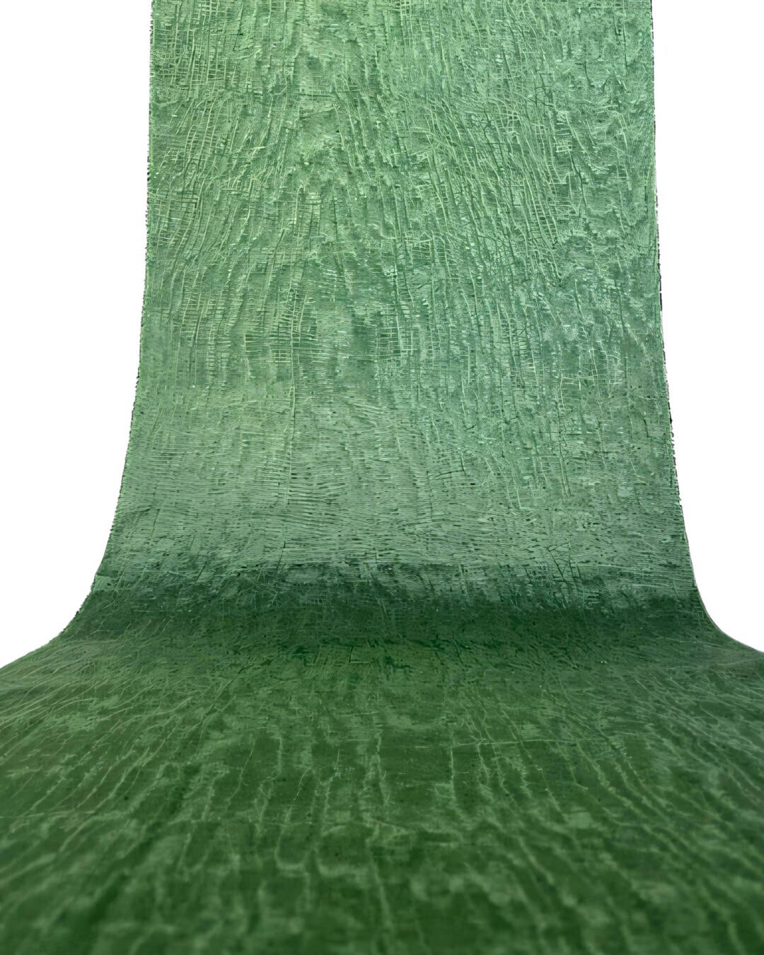 Green Silk Moire Fabric, Watermark Pattern, Home Textile (19.7" Wide ...