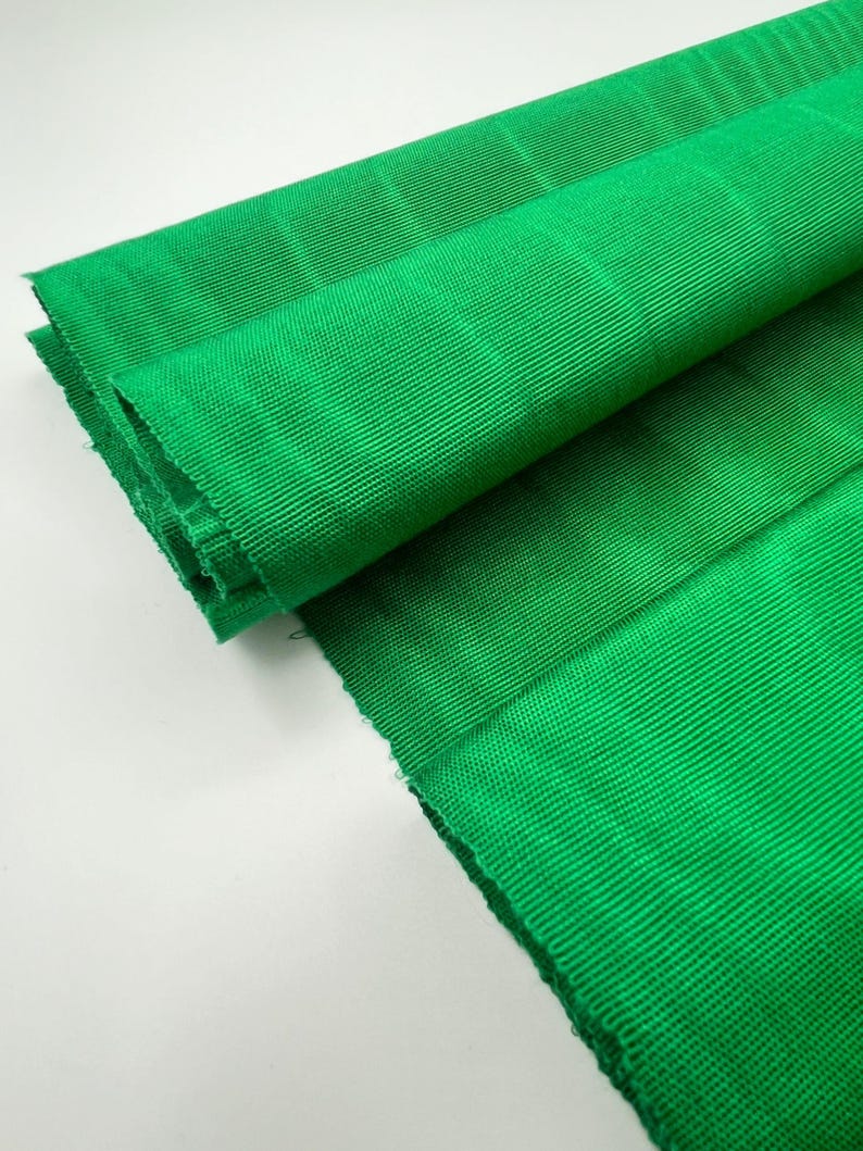 Forest Green Silk Moire Fabric, Watermark Pattern, 19.7" Wide - Etsy
