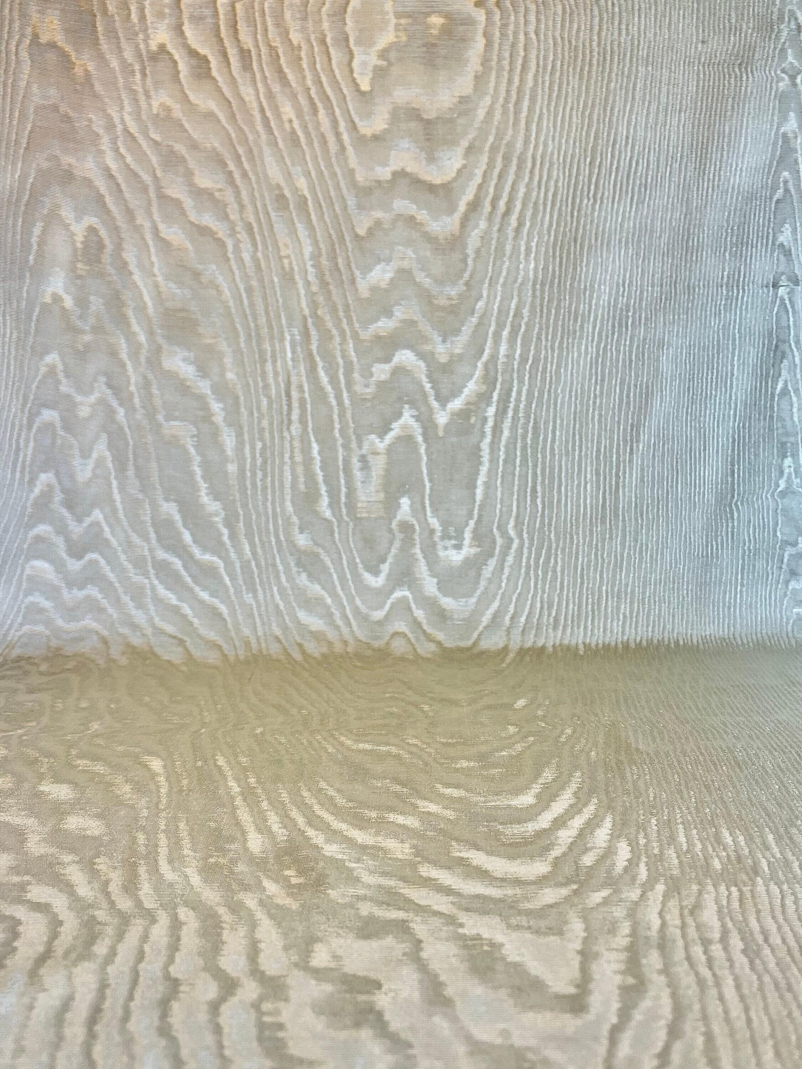 White Silk Moire Fabric, Luxury Home Textile Fabrics, Interior Fabric ...