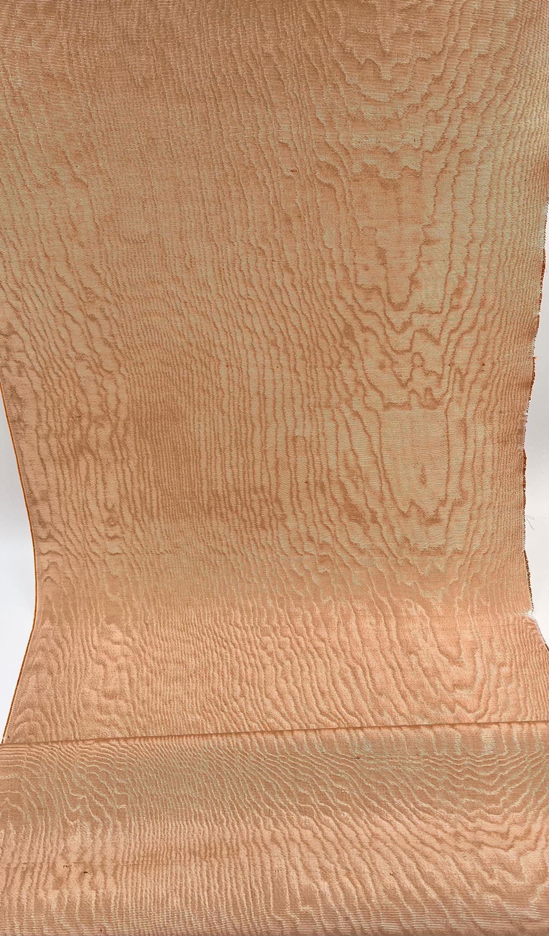 Beige Silk Moire Fabric, Watermark Pattern, Home Textile - Etsy