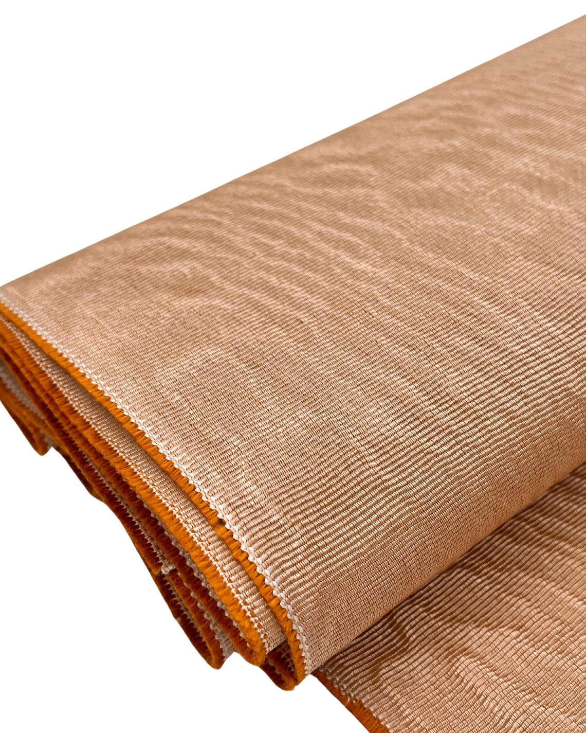 Beige Silk Moire Fabric, Luxury Home Textile Fabrics, Interior Fabric ...