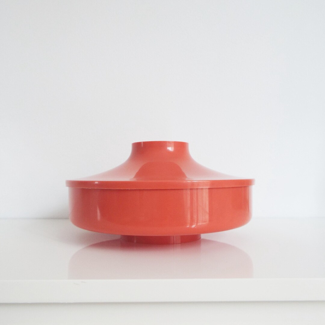 Vintage Guzzini Orange Cake Storage: Space Age UFO Pie Container - Etsy