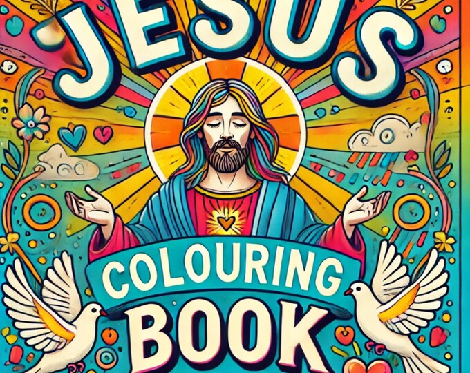 God Made Everything Christian Coloring Book - Etsy Canada