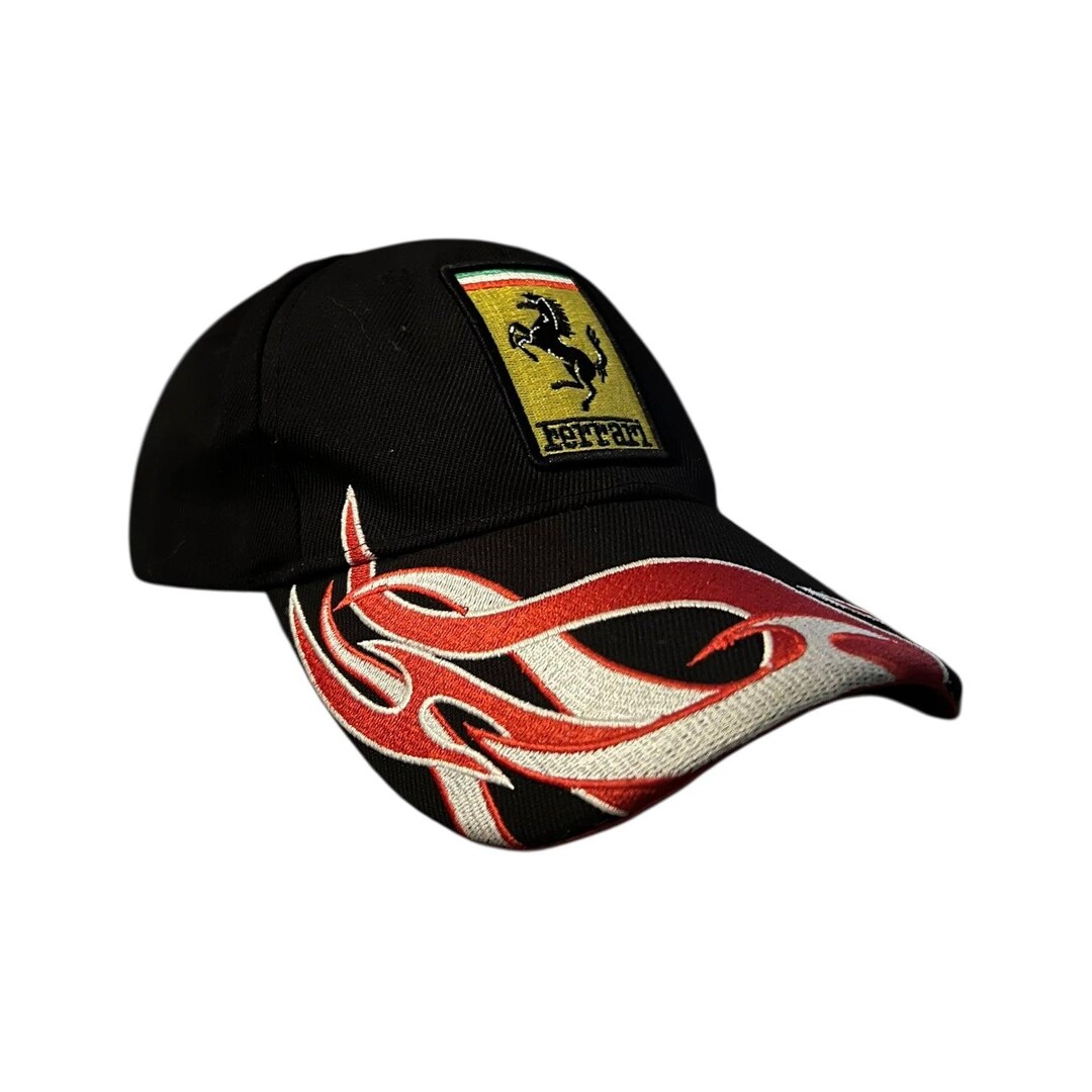 Vintage Y2K F1 Ferrari Racing Flame Cap - Etsy