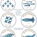 Blue Angels Sticker Sheet: US Navy Waterproof Vinyl Stickers - Etsy