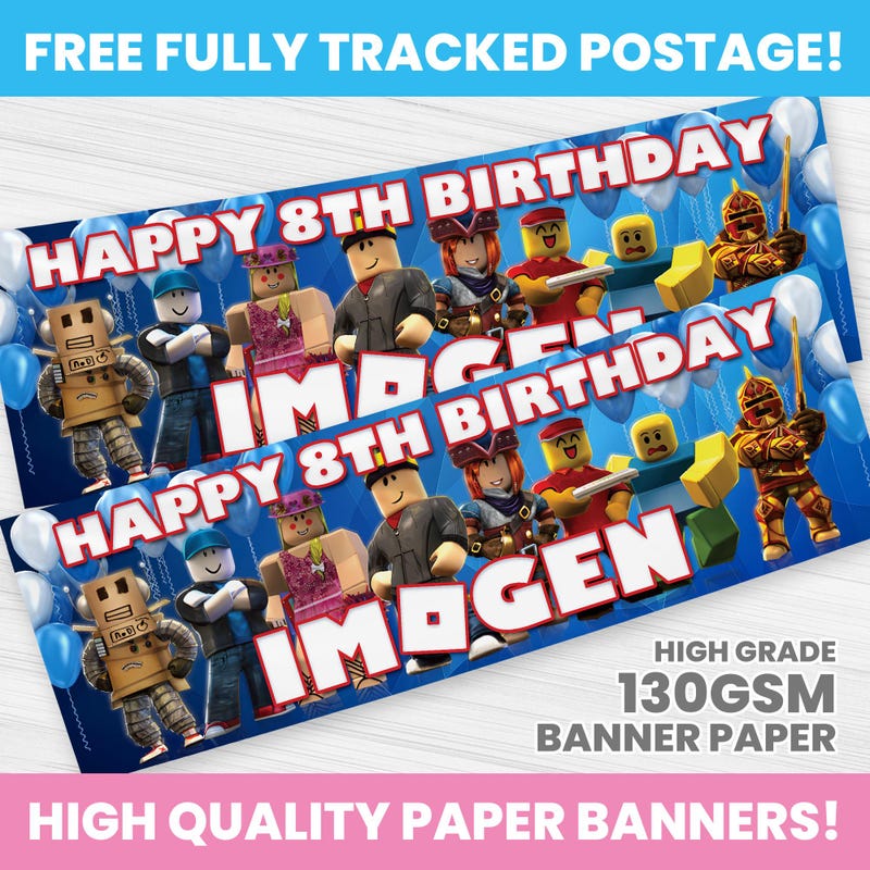 Sign Roblox Decorations - Etsy UK