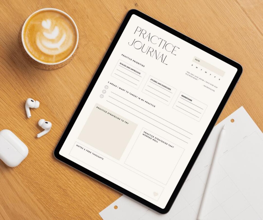 ULTIMATE Music Practice Journal and Planner for Piano, Violin, Cello ...