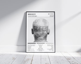 Chris Brown - Breezy - Album Cover Poster - Etsy