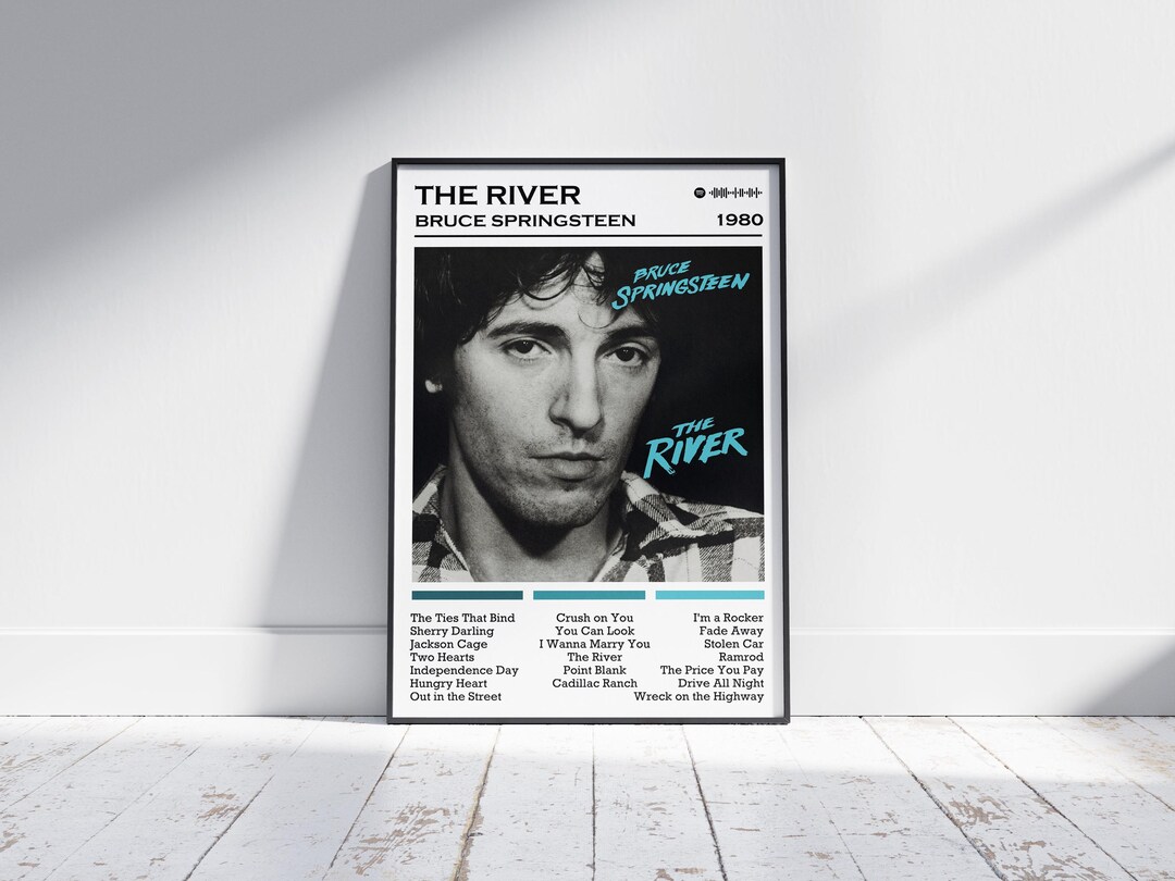 Bruce Springsteen Poster Print | the River Album Poster | Music Poster ...