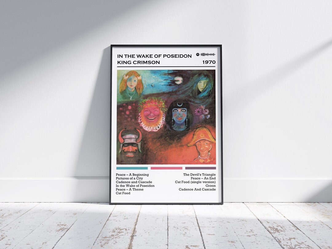King Crimson Poster Print | in the Wake of Poseidon Poster | Music ...