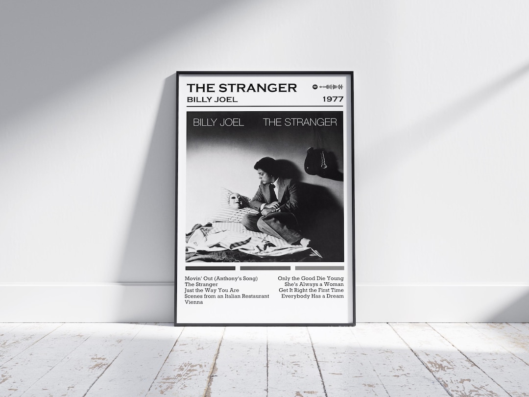 Billy Joel Poster Print | the Stranger Album Poster | Music Poster ...