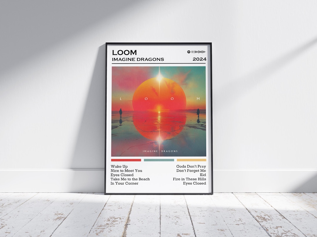 Imagine Dragons Poster Print | Loom Album Poster | Music Poster | Album ...