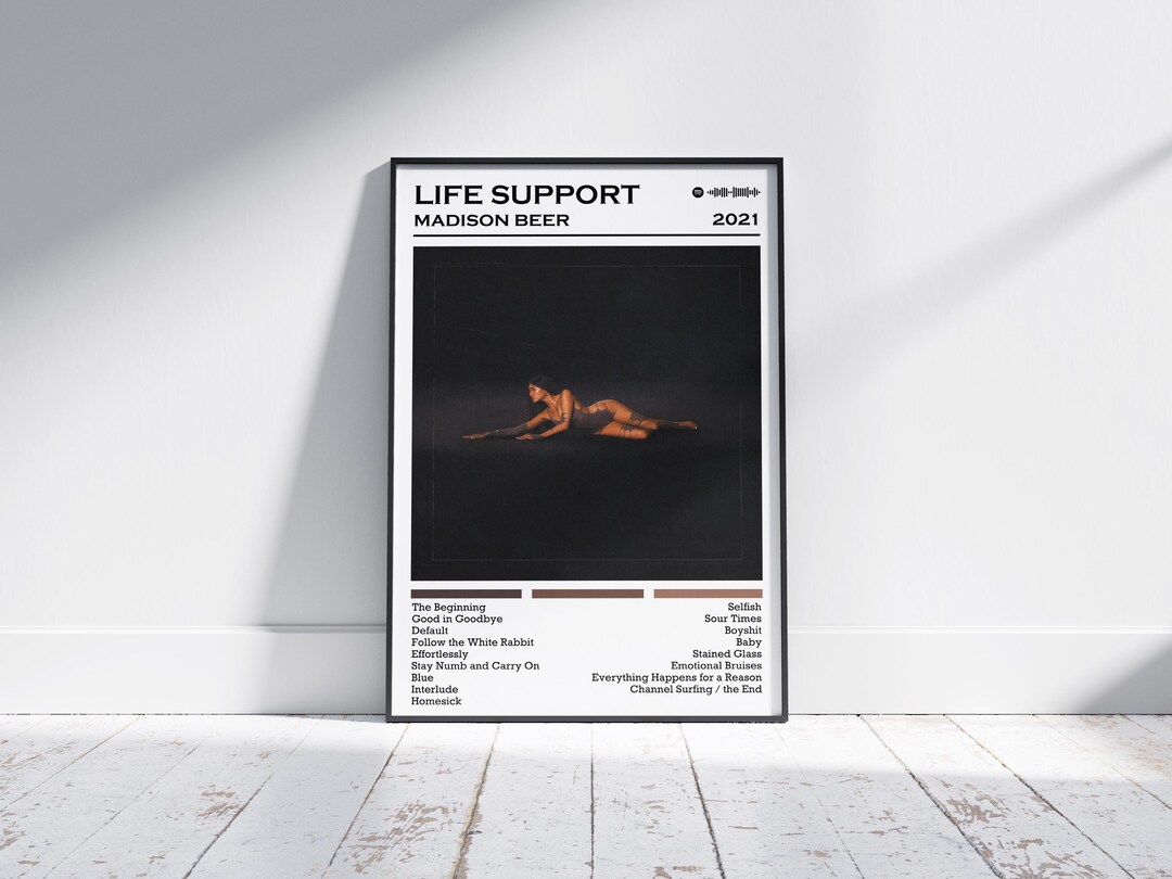 Madison Beer Print | Life Support Album Poster | Music Poster | Album ...