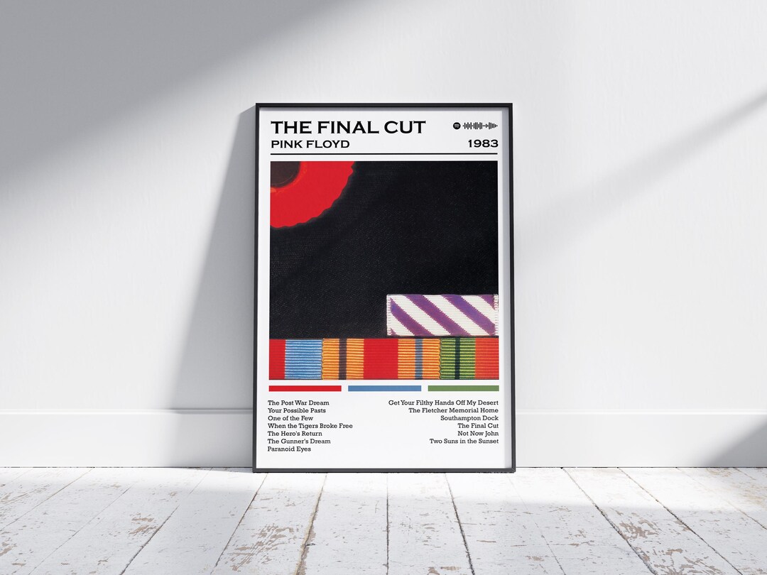 Pink Floyd Poster Print | the Final Cut Album Poster | Music Poster ...