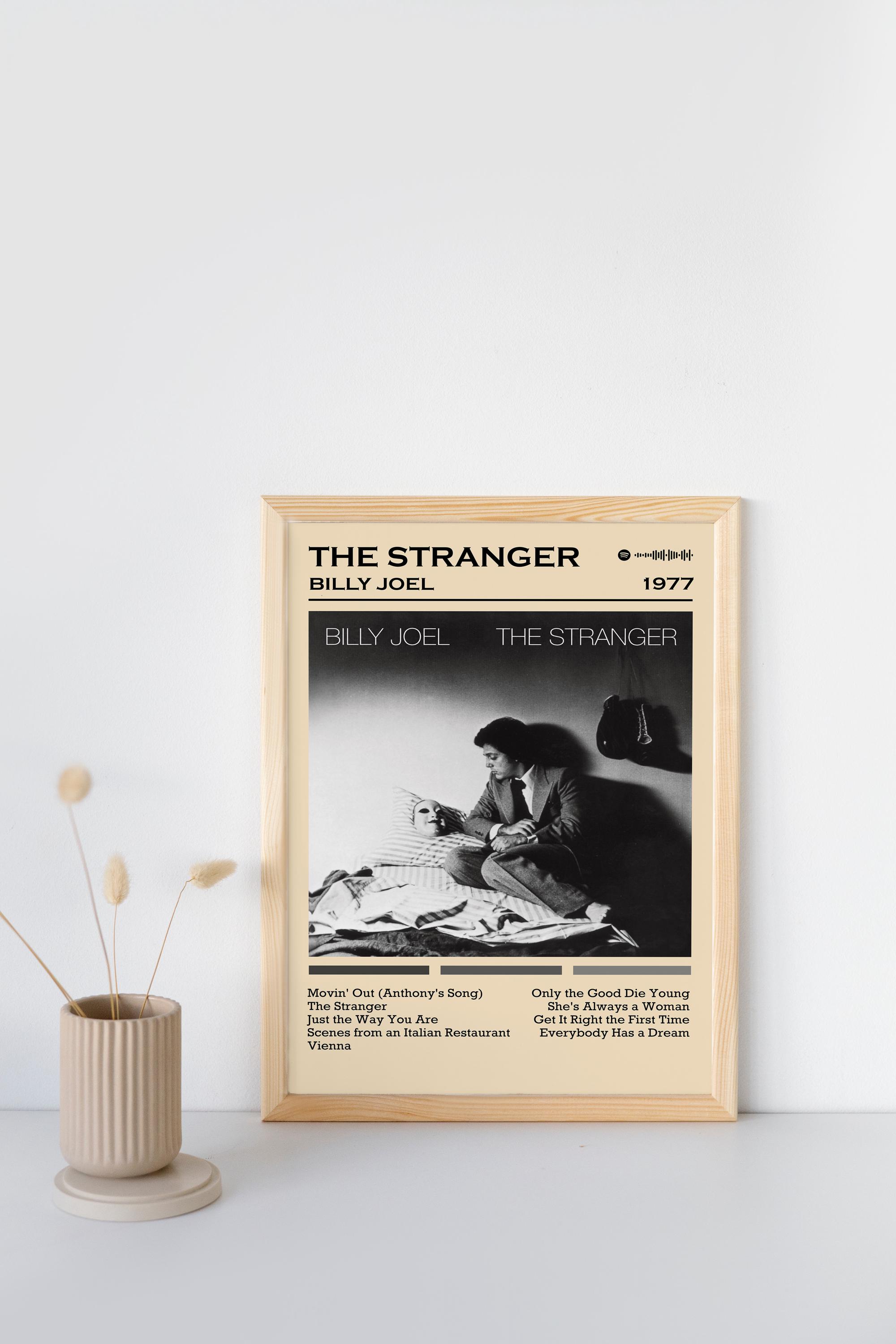 Billy Joel Poster Print | the Stranger Album Poster | Music Poster ...