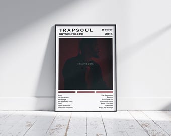 Bryson Tiller - TRAPSOUL - Album Cover Poster - Etsy