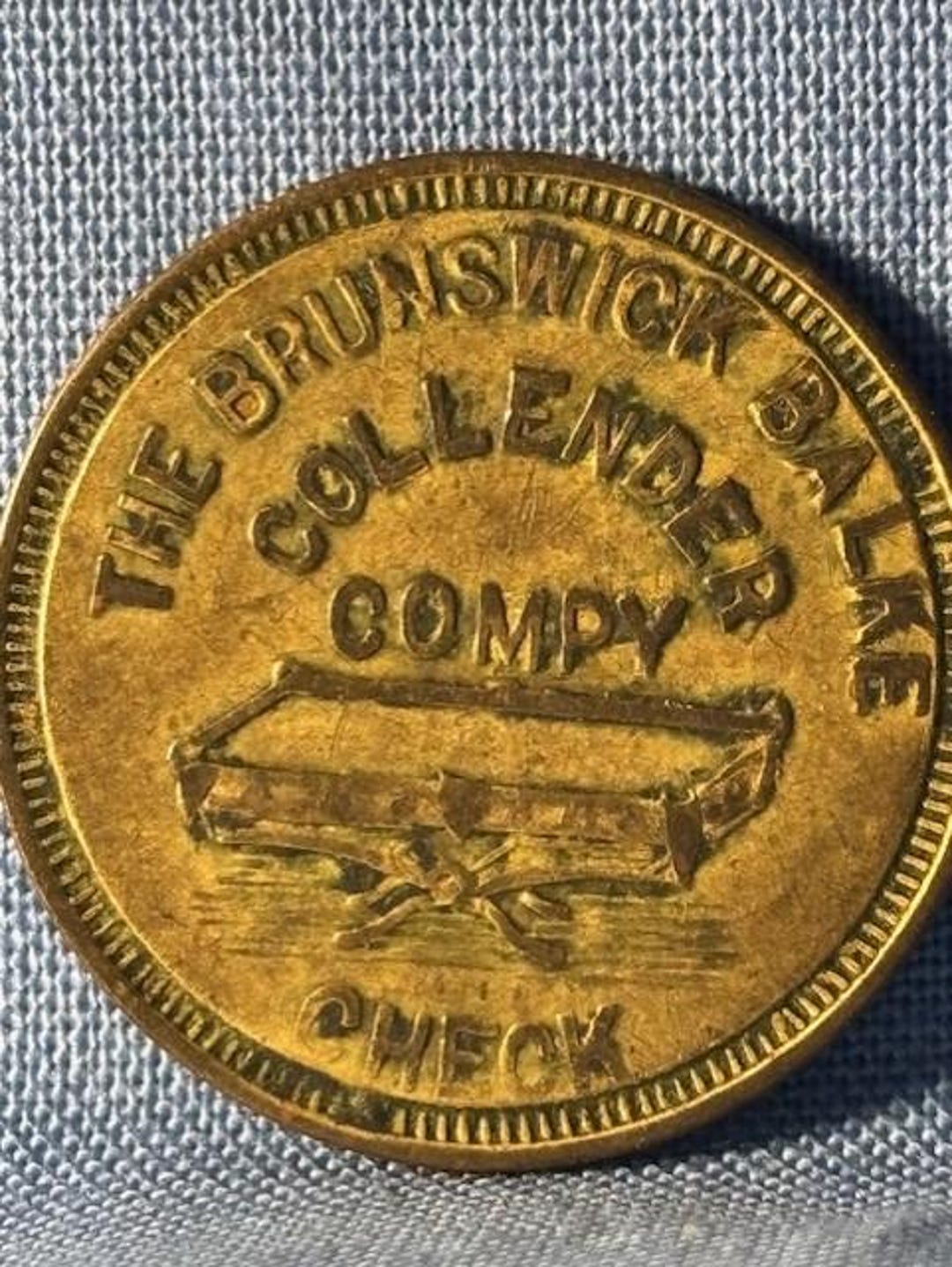 1800s Brunswick Balke Collender Pool Table Token - Etsy