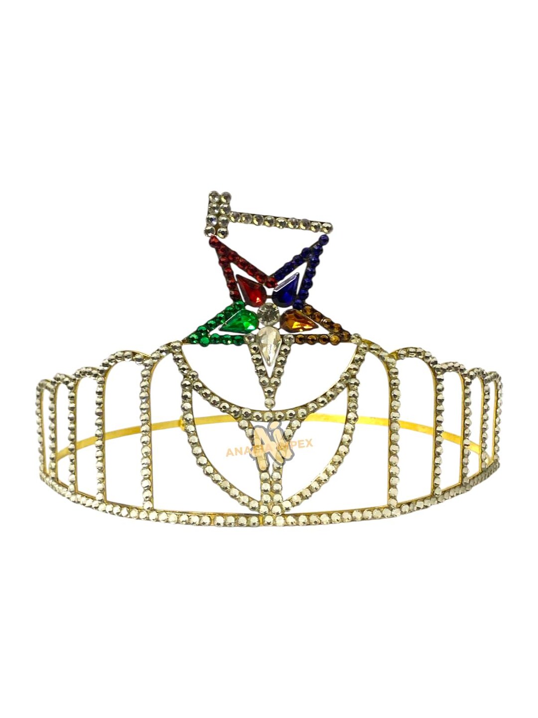 Masonic Order of Eastern Star Worthy Matron Golden Crown OES Adjustable ...